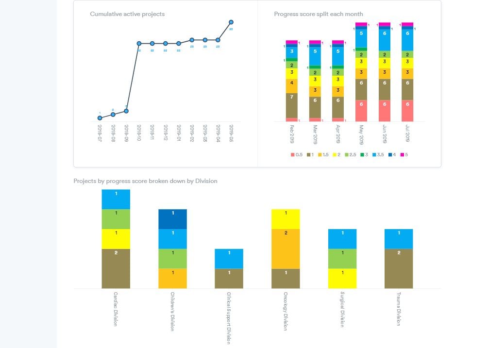 IHI Self Assessment Progress Scores